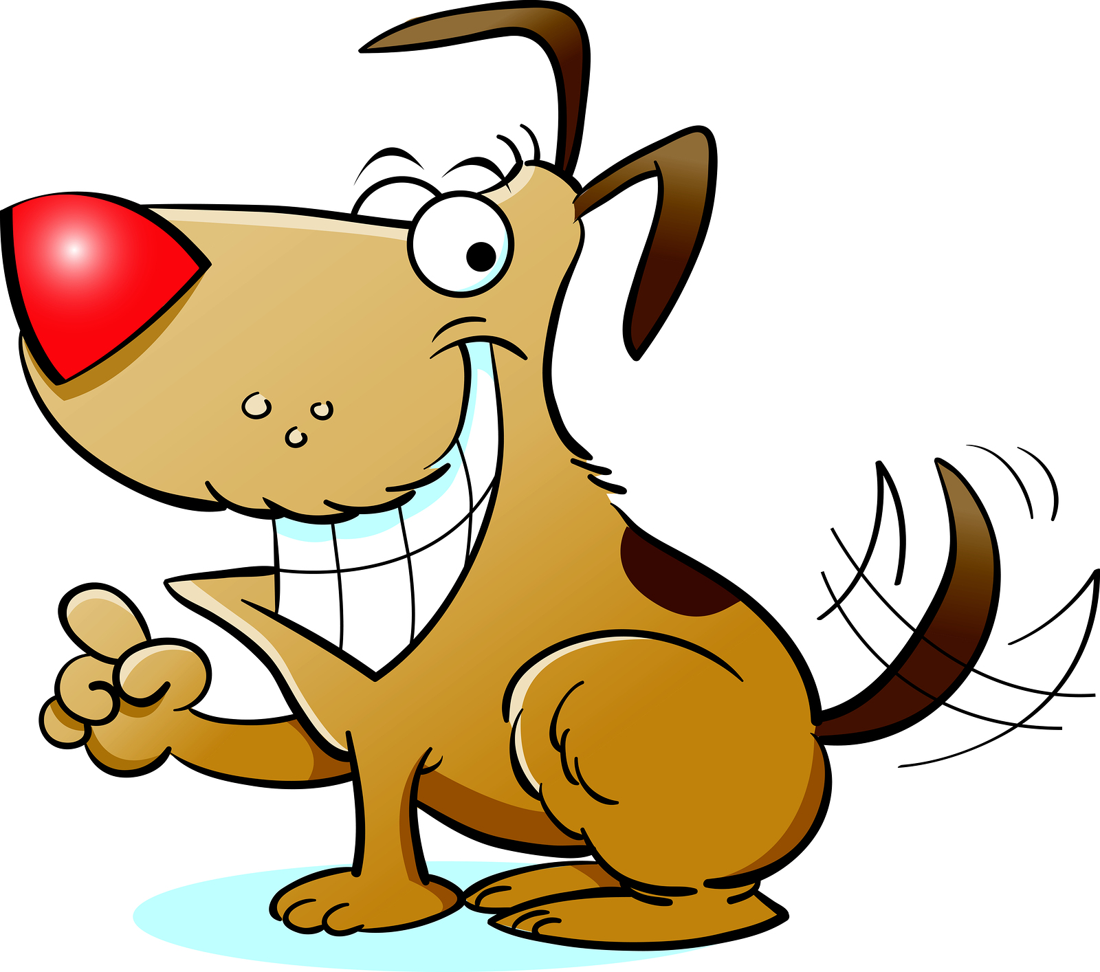 Happy Dog small drawing free image download