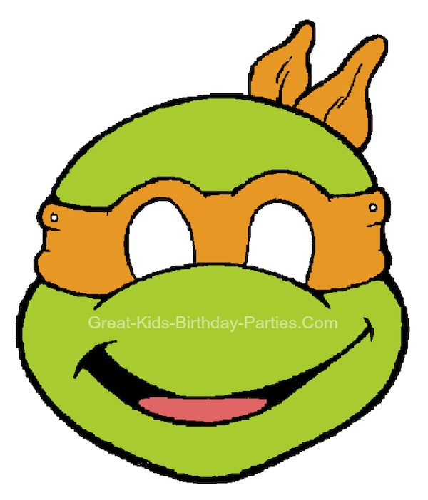 Ninja Turtle Mask Template Printable Free Image Download