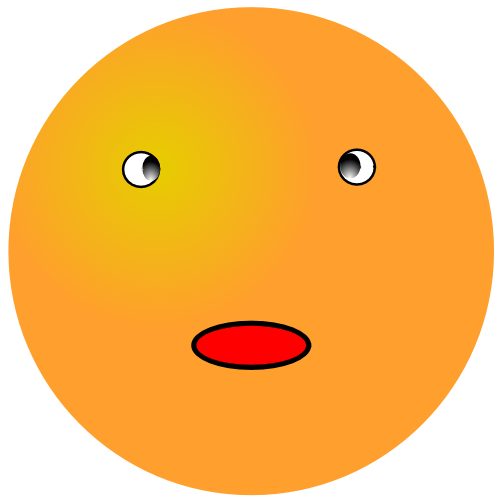 Orange Smiley Face Clip Art N2 free image download