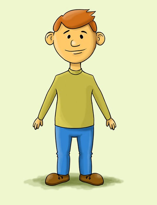 Healthy Person Cartoon free image download