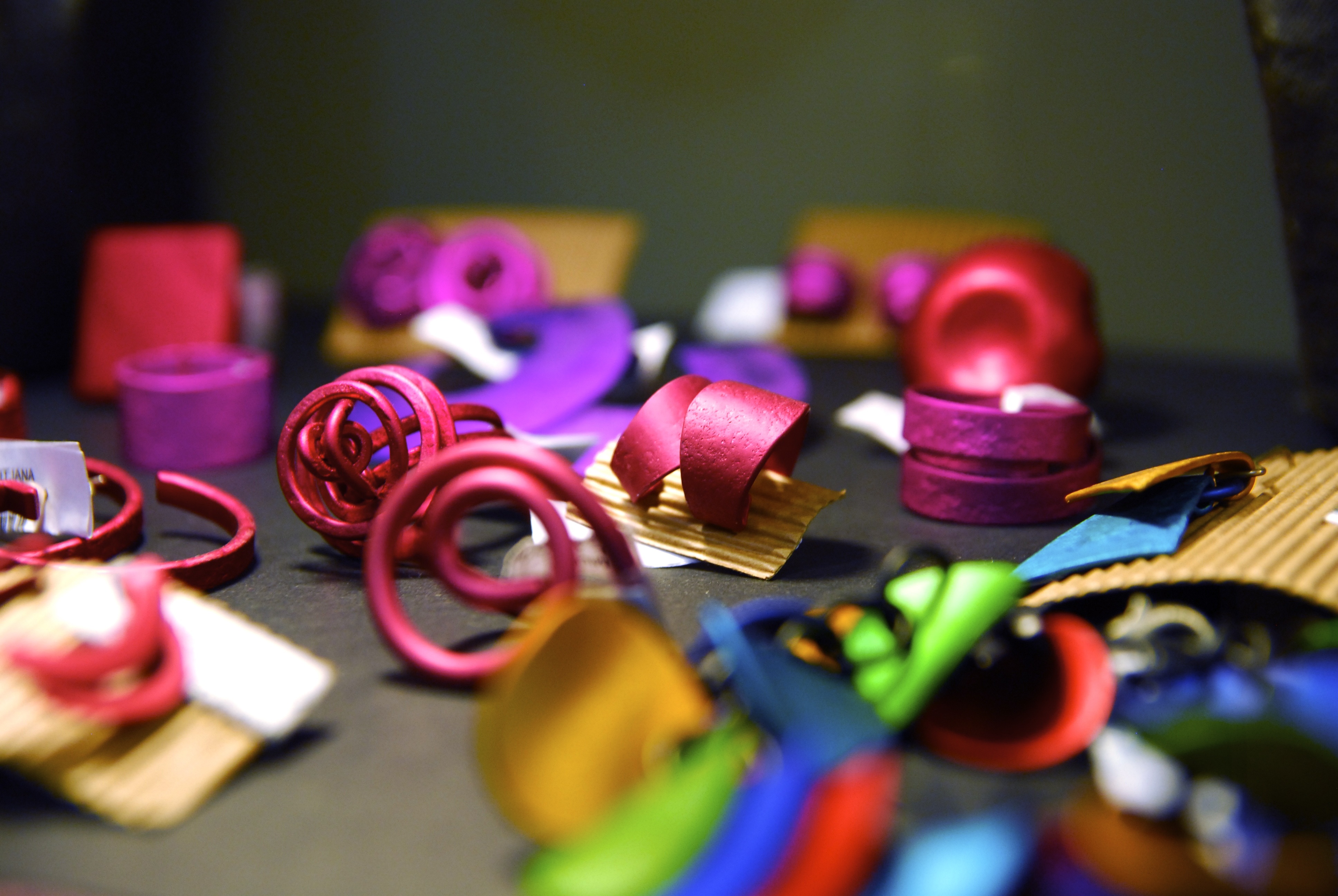 Colored decorations on the table free image download