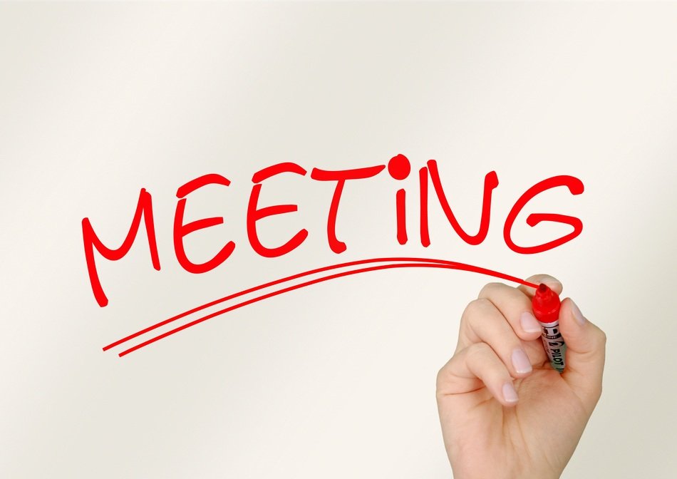 Red word meeting free image download