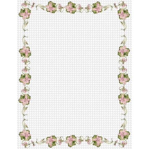 Victorian Flower Border Clip Art N2 free image download