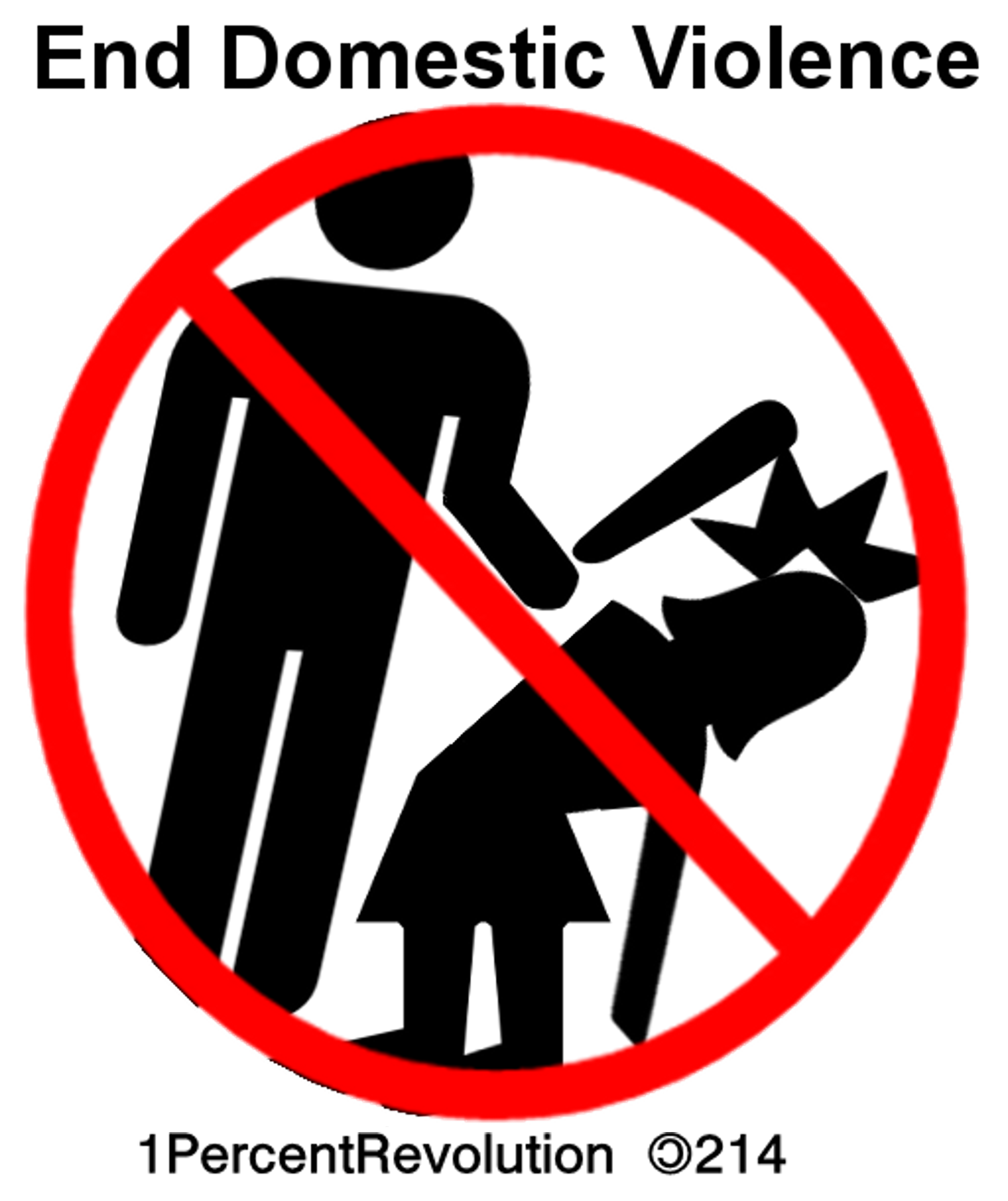 Domestic Violence sign drawing free image download