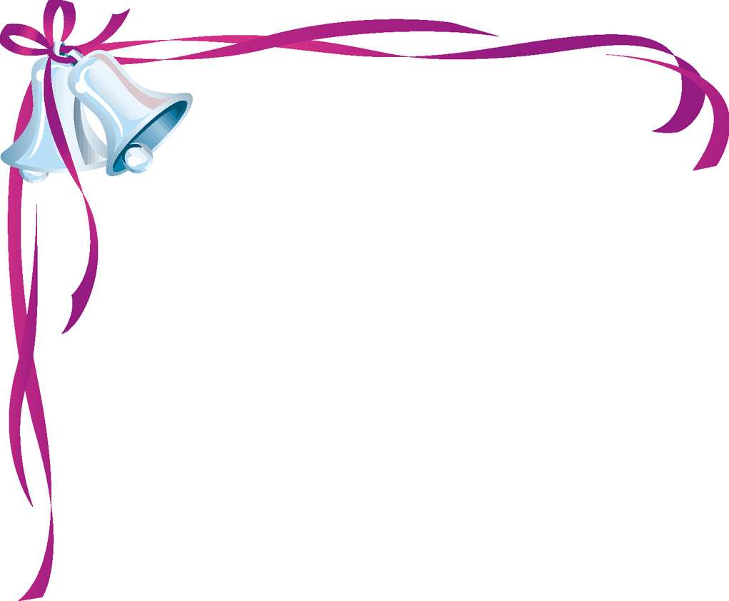 Wedding Border bell drawing free image download