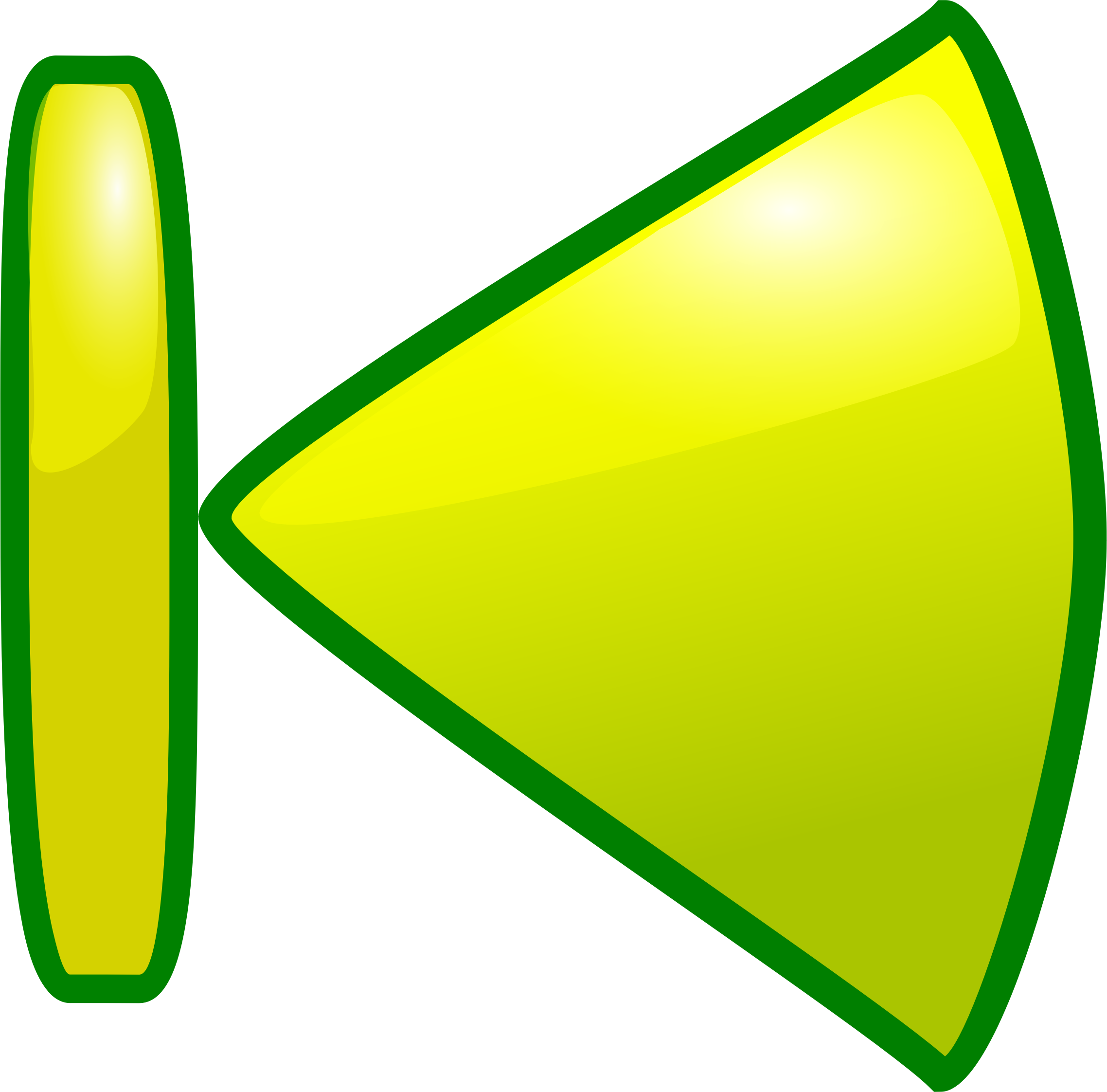 Green icons on the arrow and stick clipart free image download
