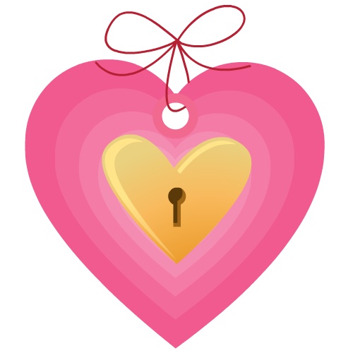 Heart Lock Clip Art N4 free image download