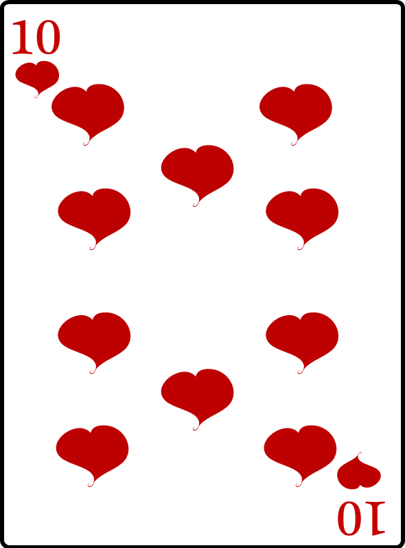 Playing Cards Heart Clip Art N8 free image download