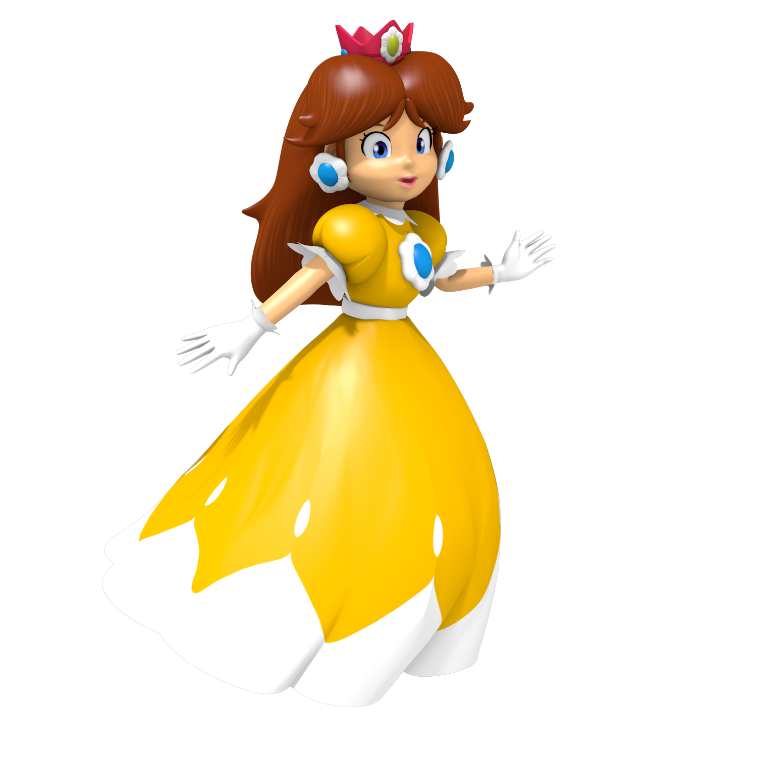 Small Princess Daisy Drawing Free Image Download