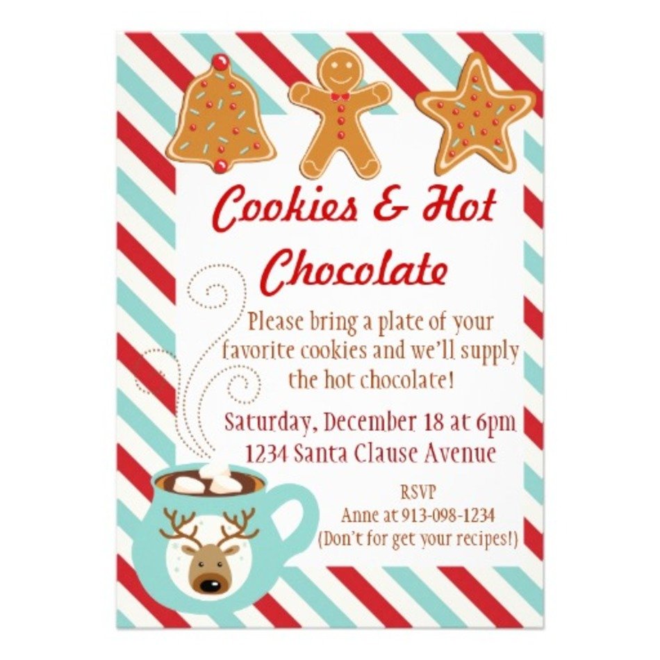 Christmas Hot Chocolate And Cookies free image download