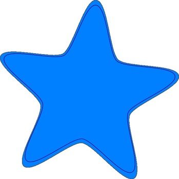 Blue Star Clip Art N25 free image download
