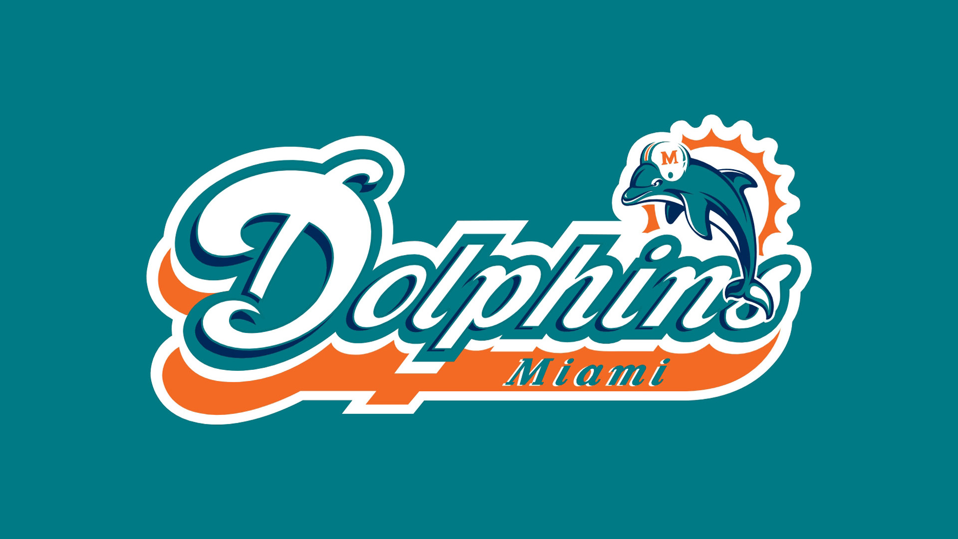 Dolphins Miami Logo drawing free image download