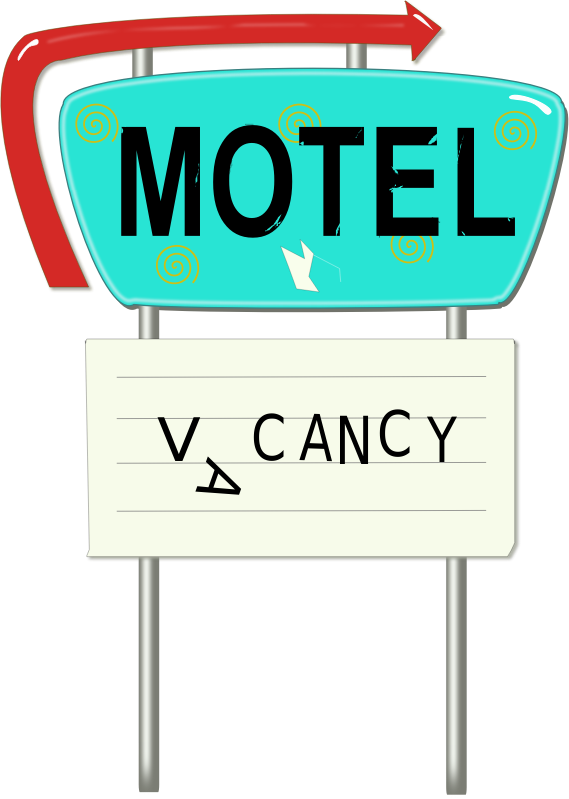 Vintage Motel Sign By Laurianne Here Is Another Inkscape Drawing Of ...
