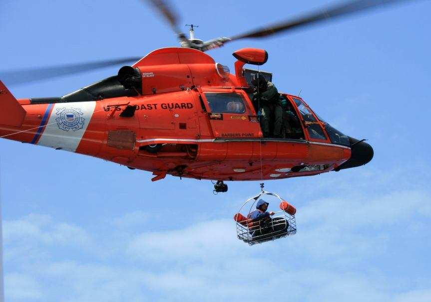 Picture of Coast Guard Rescue Helicopter free image download
