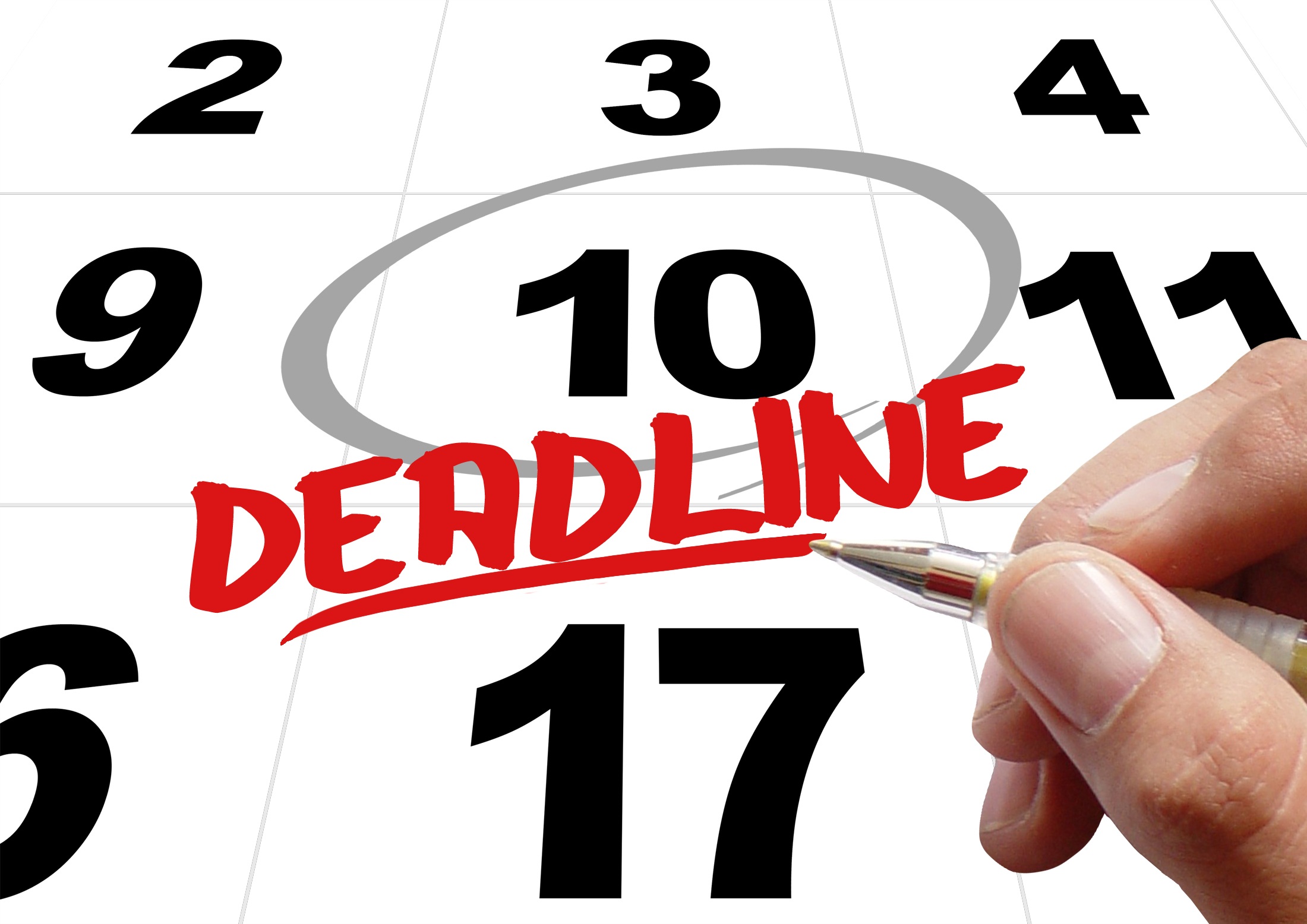 Deadline as a drawing free image download