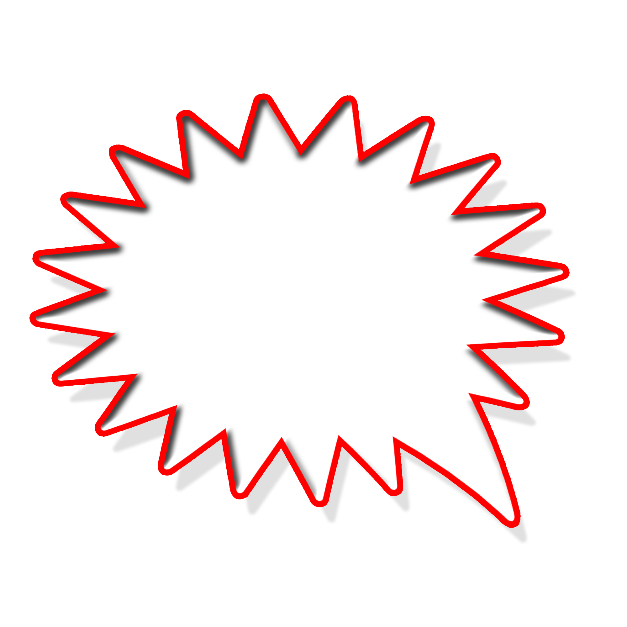 Drawing of comic empty balloon for message free image download