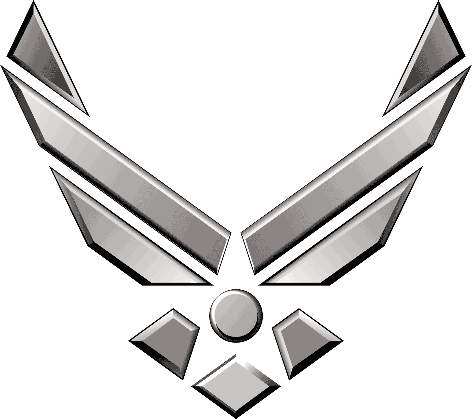 Air Force grey Logo drawing free image download