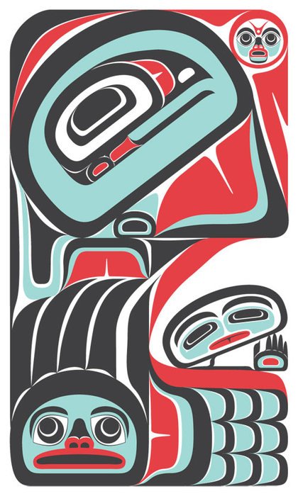 Native Canadian drawing free image download