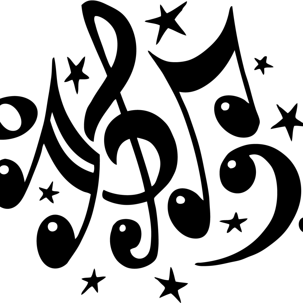 Music black Notes drawing free image download