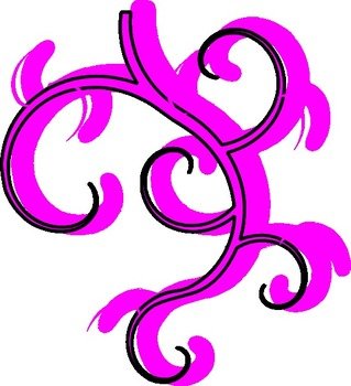 Fancy Swirls Clip Art N3 free image download