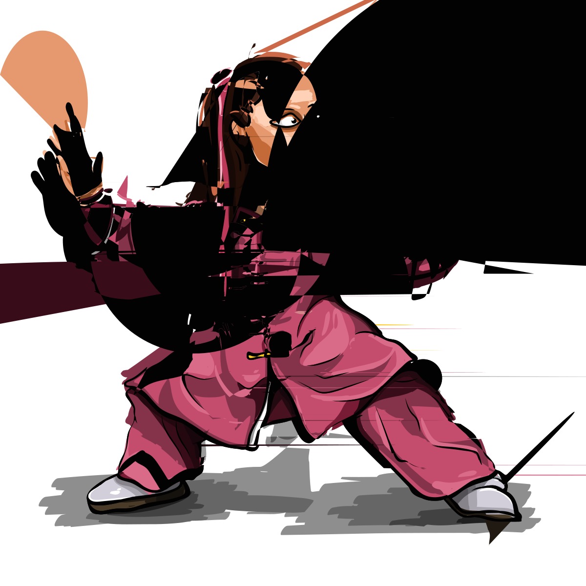 Taiji taichi martial art drawing free image download