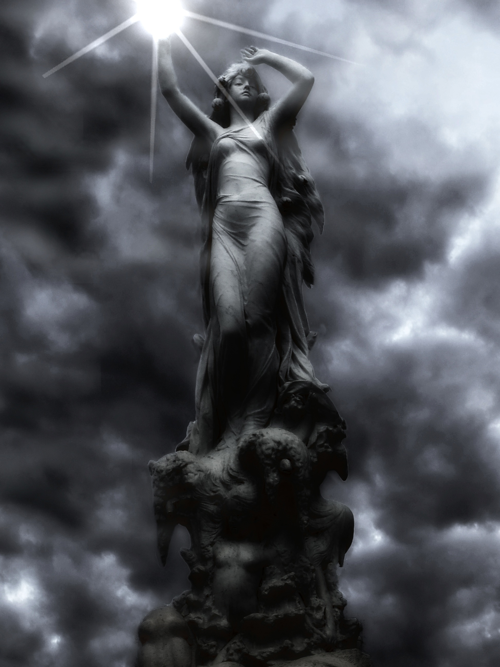 Mystic Statue Stone free image download