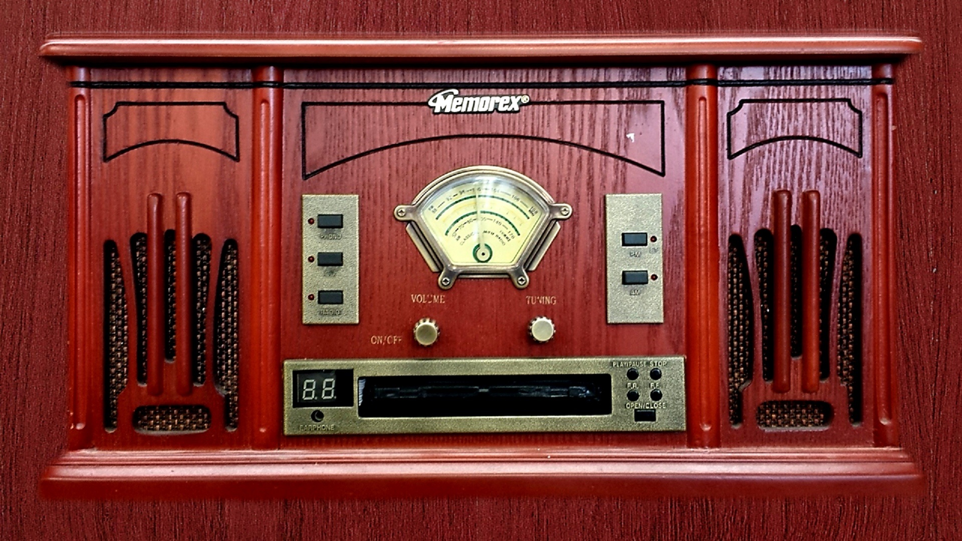 Red Radio Old Retro free image download