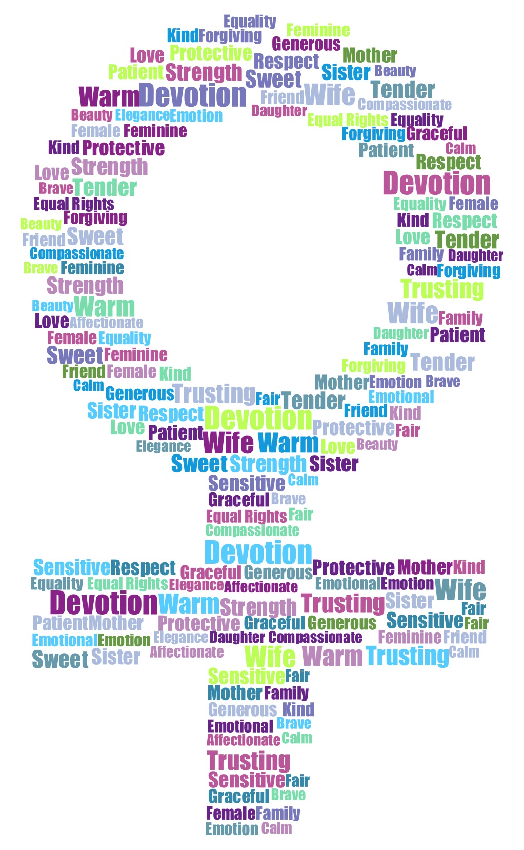 Emblem female feminine gender girl free image download