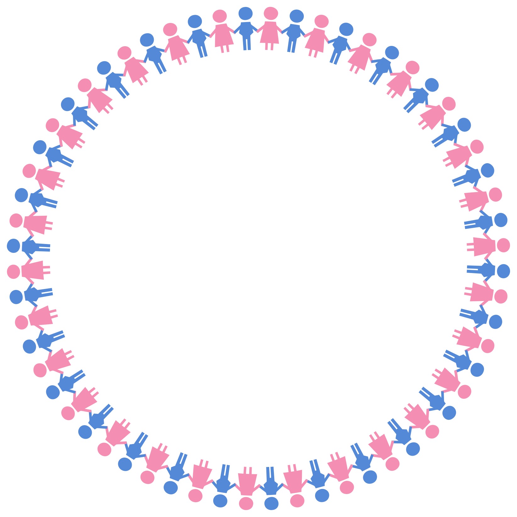 Frame gender girl boy emblem free image download