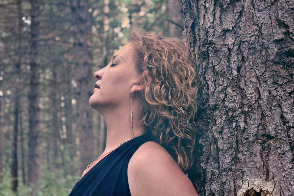 Woman Forest Trees free image download