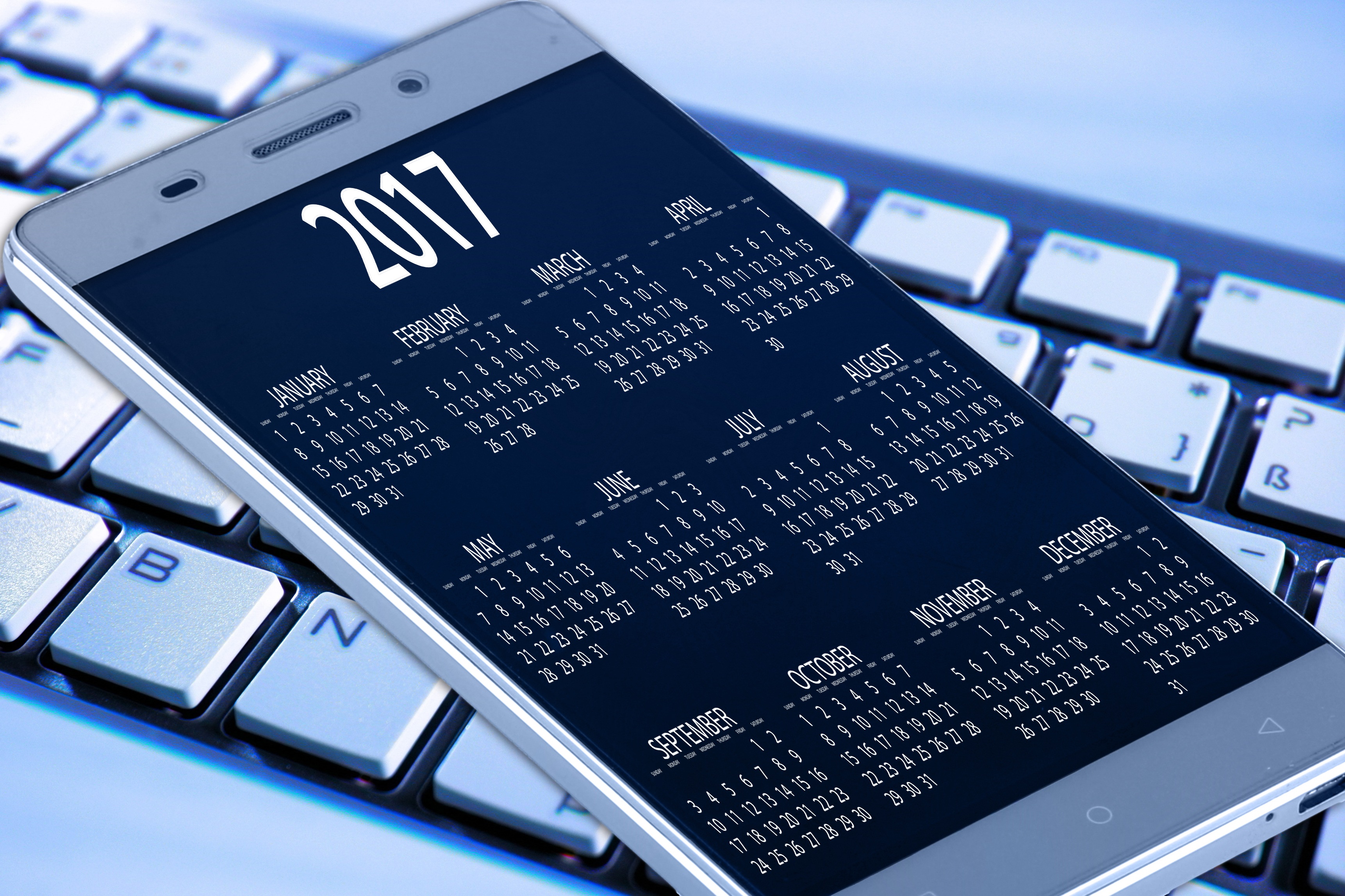 Agenda screen social 2017 free image download