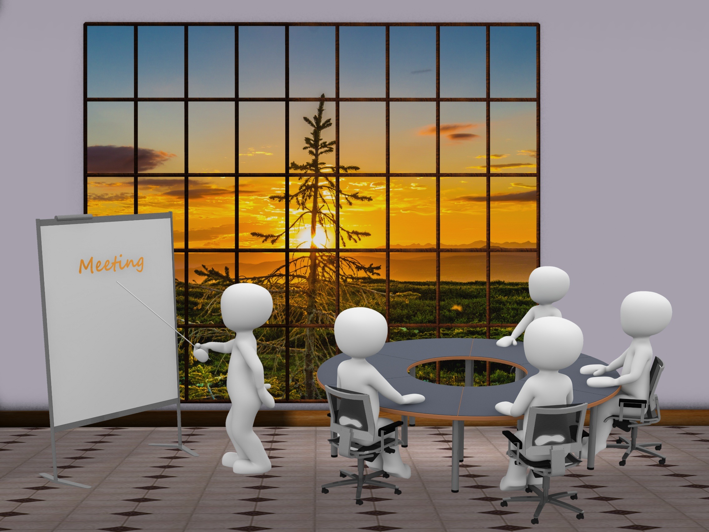 Meeting lecture group team 3d people free image download