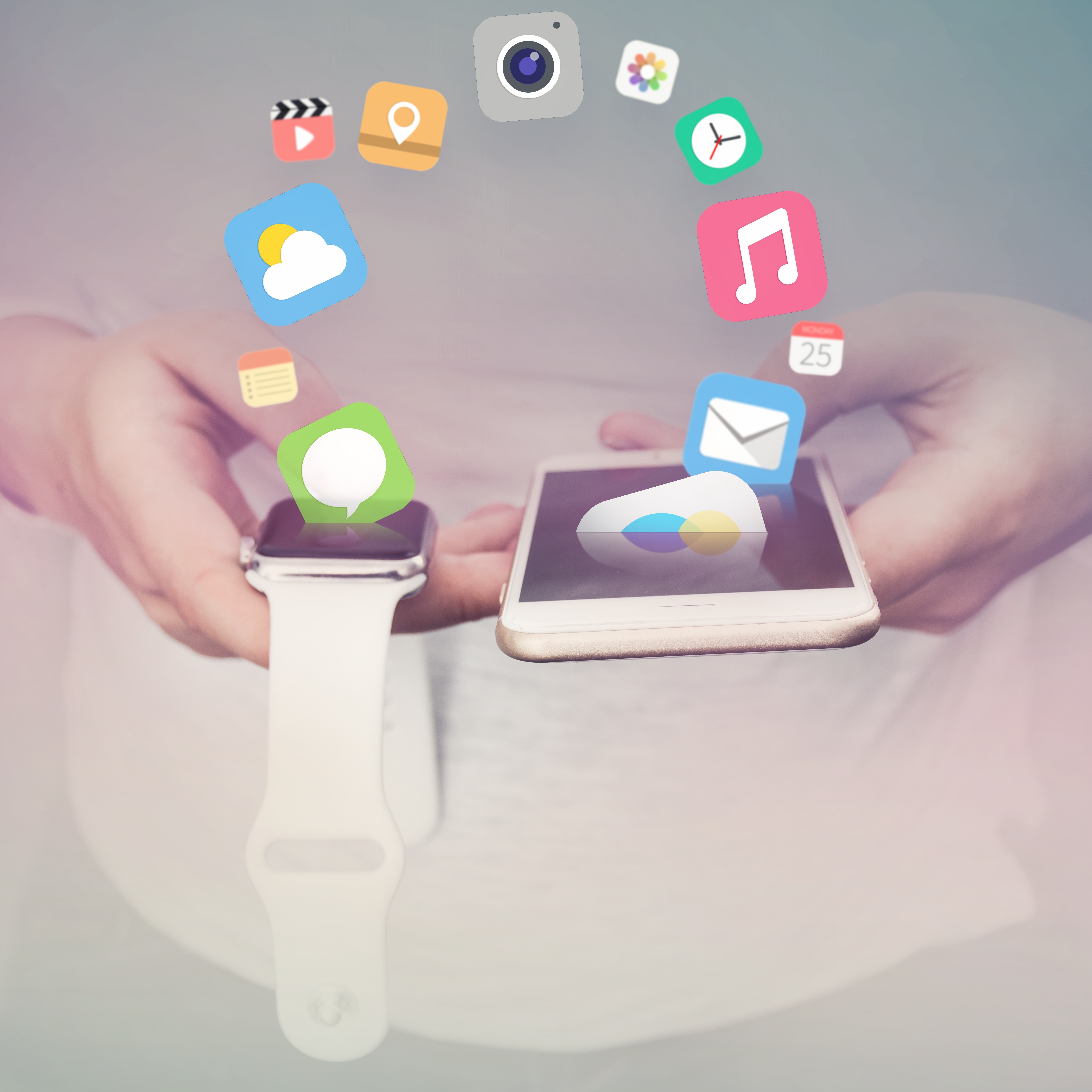 Apple Iphone Iwatch drawing free image download