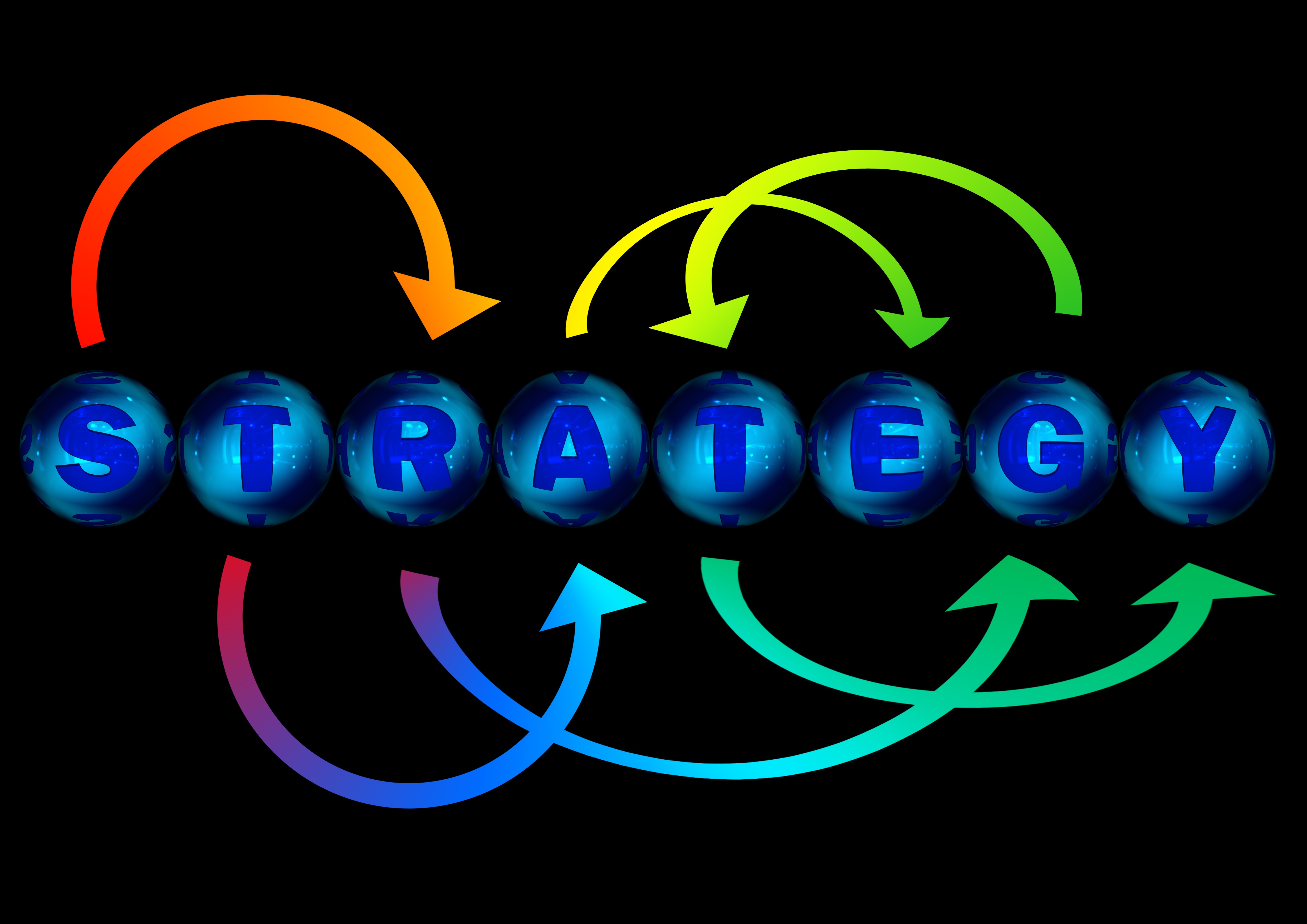 Strategy arrows colors drawing free image download