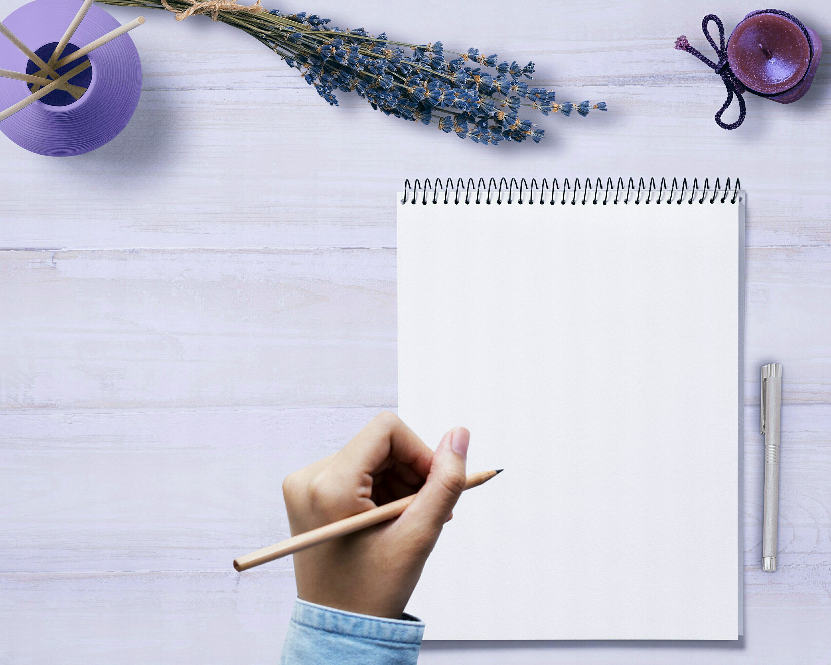 Writing down in notepad free image download