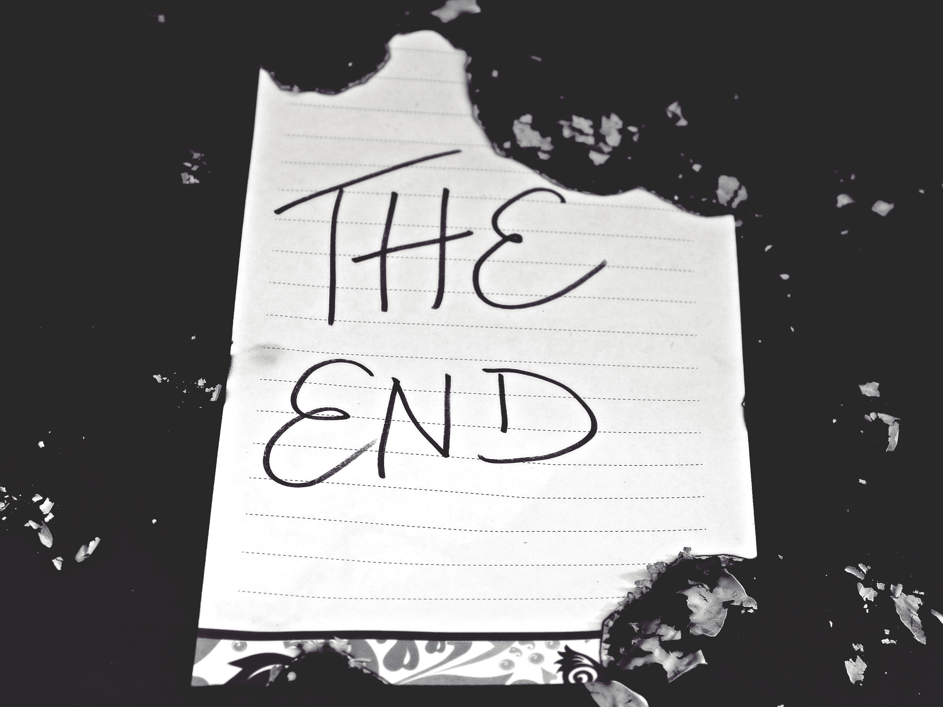 The End List drawing free image download