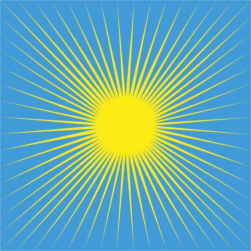 Sun rays on sky background free image download