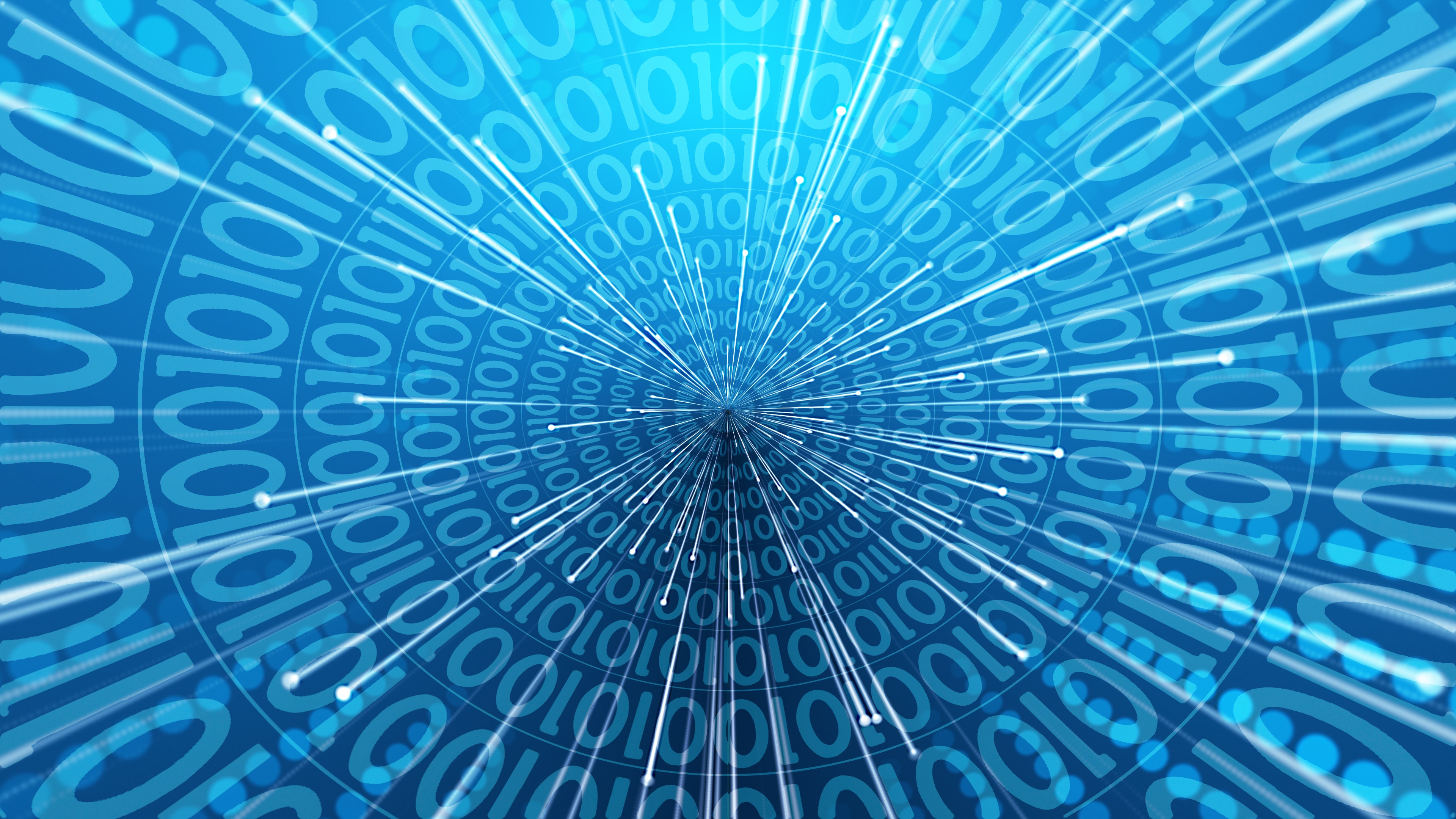 Binary code on a blue background free image download