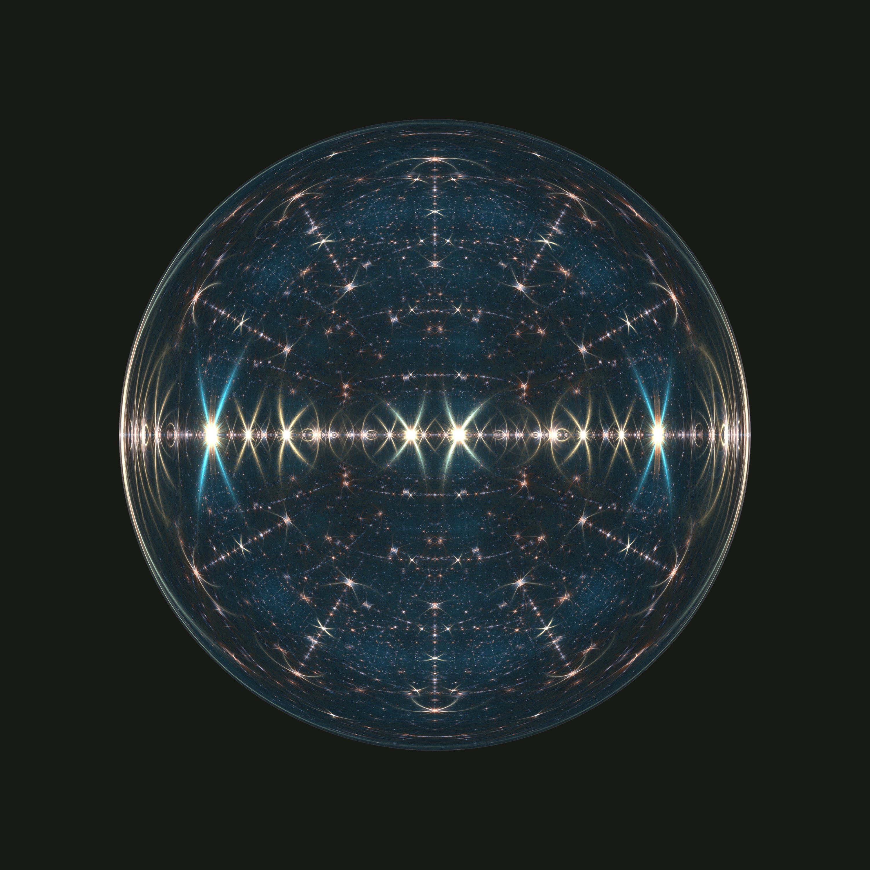 Sphere with fractals in computer graphics free image download