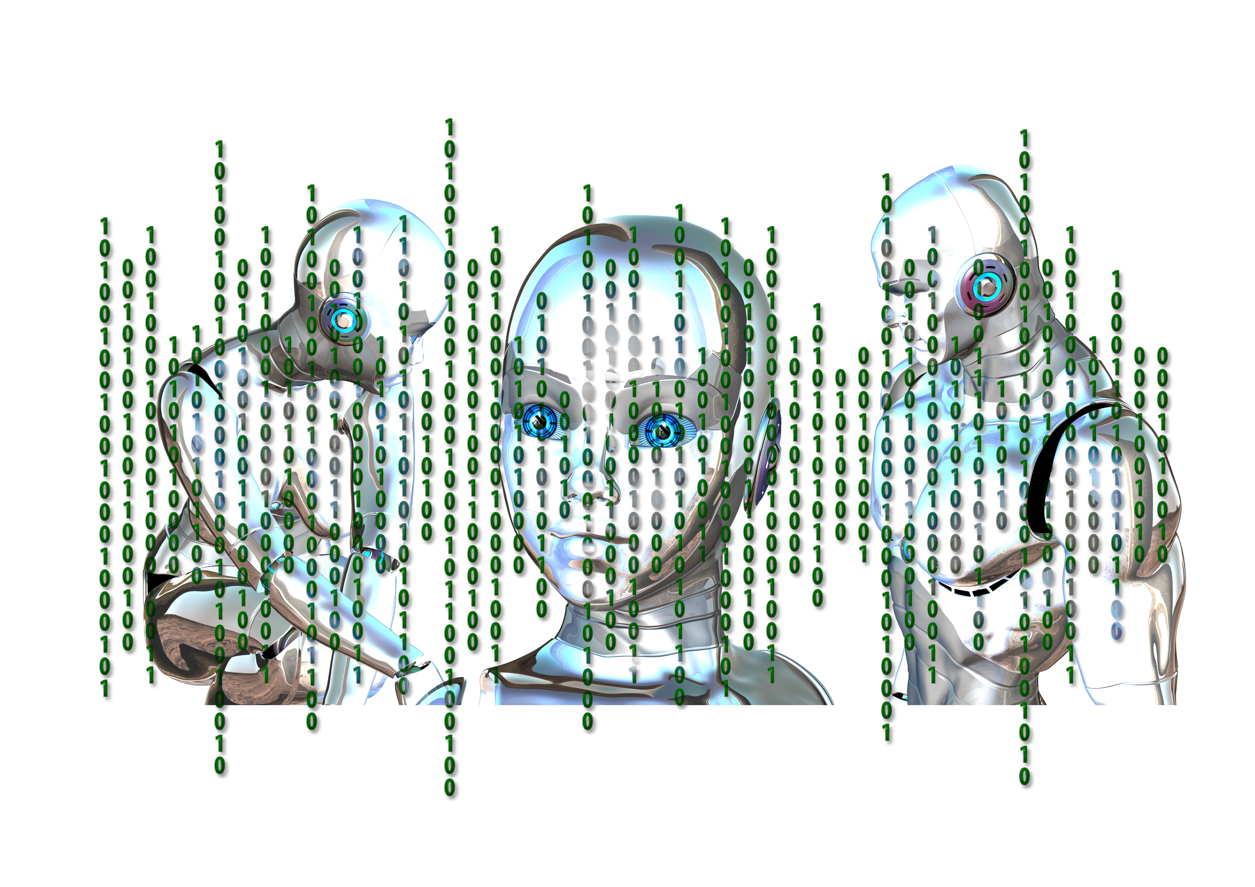 Binary Head Face Cybernetics Mask Free Image Download