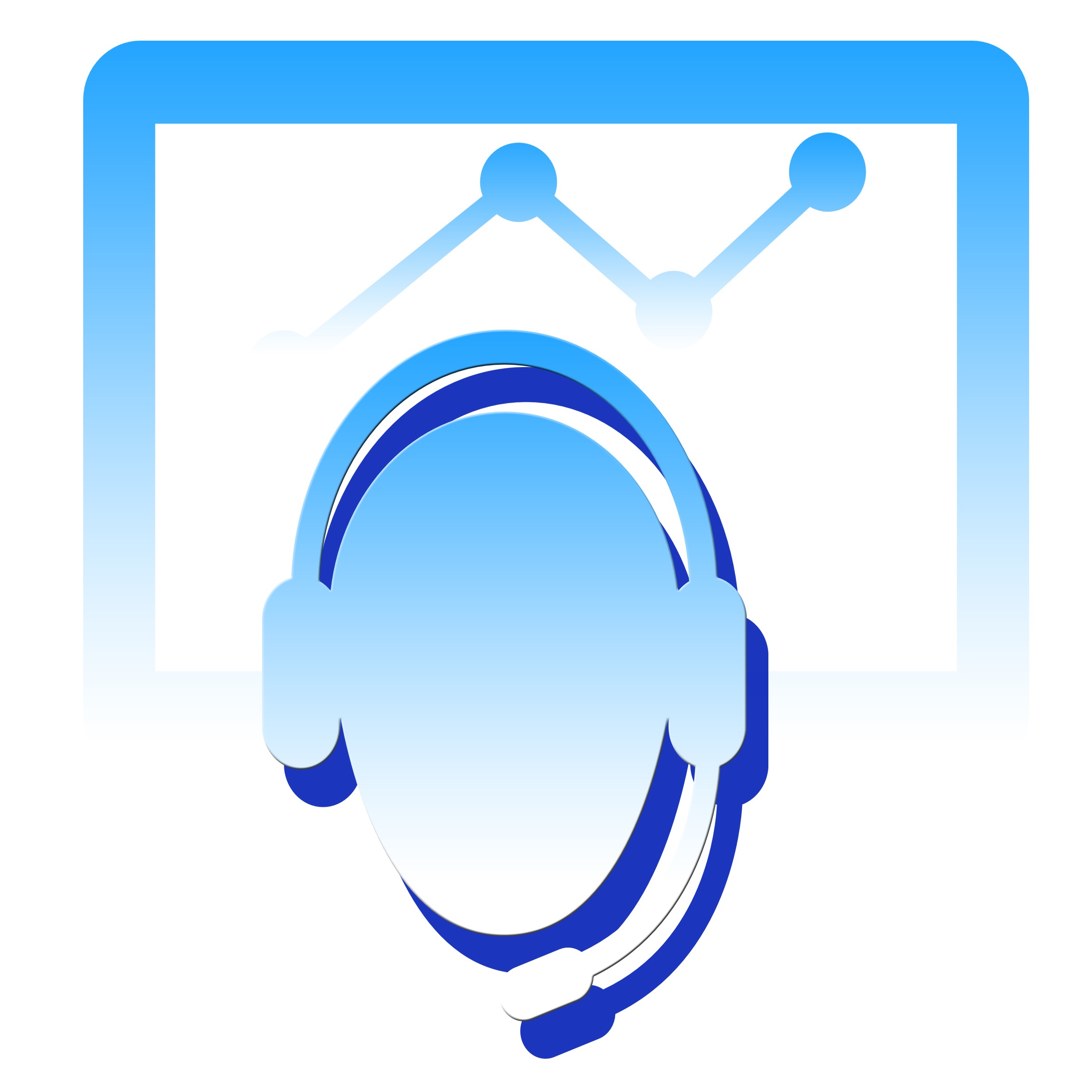 Stock exchange information on pictogram free image download