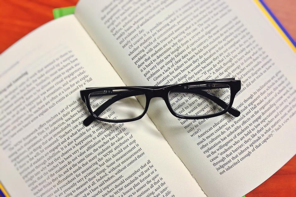 Book Glasses Read Text Free Image Download