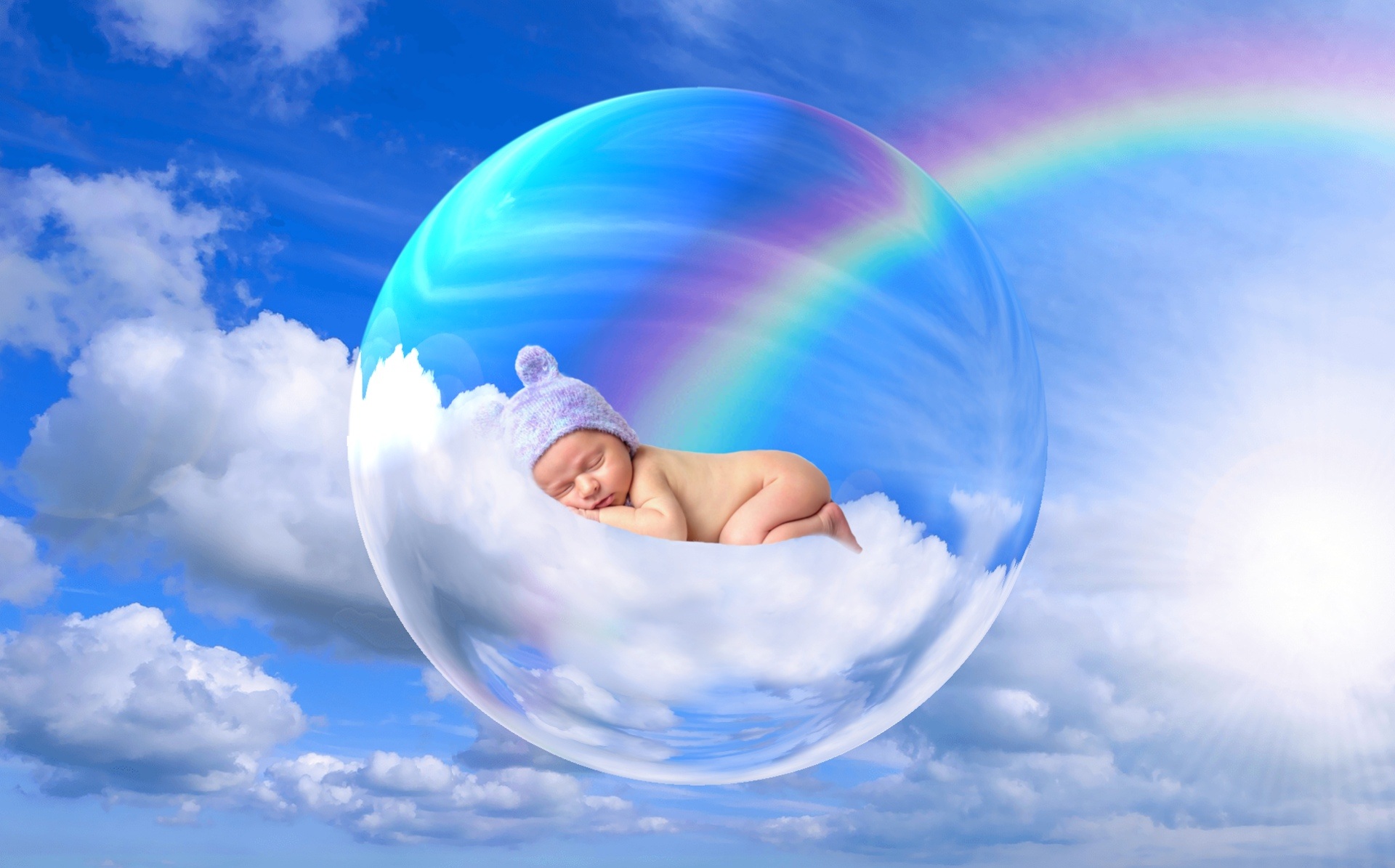 Drawing of Baby Soul Creature free image download