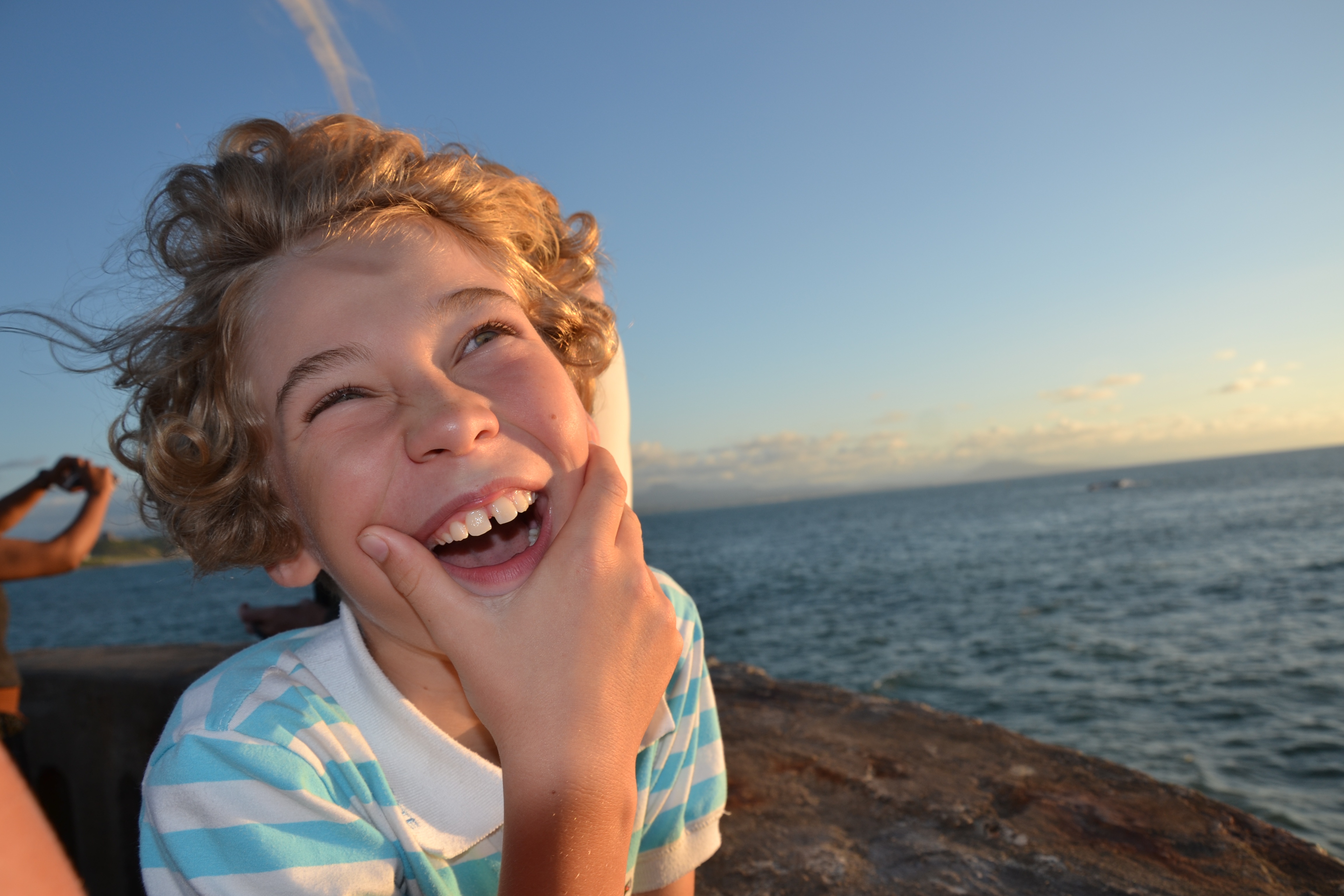 Portrait of Child Boy Laugh free image download