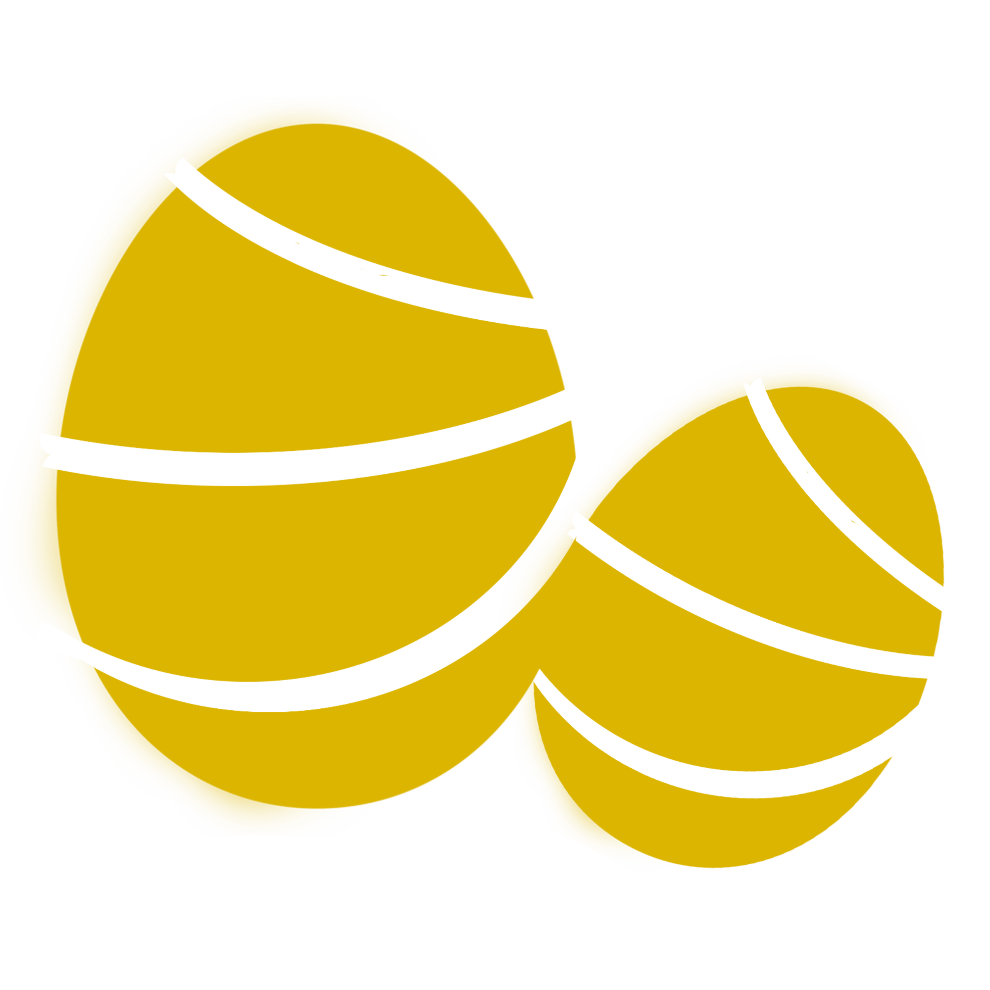 Icon with two yellow eggs free image download