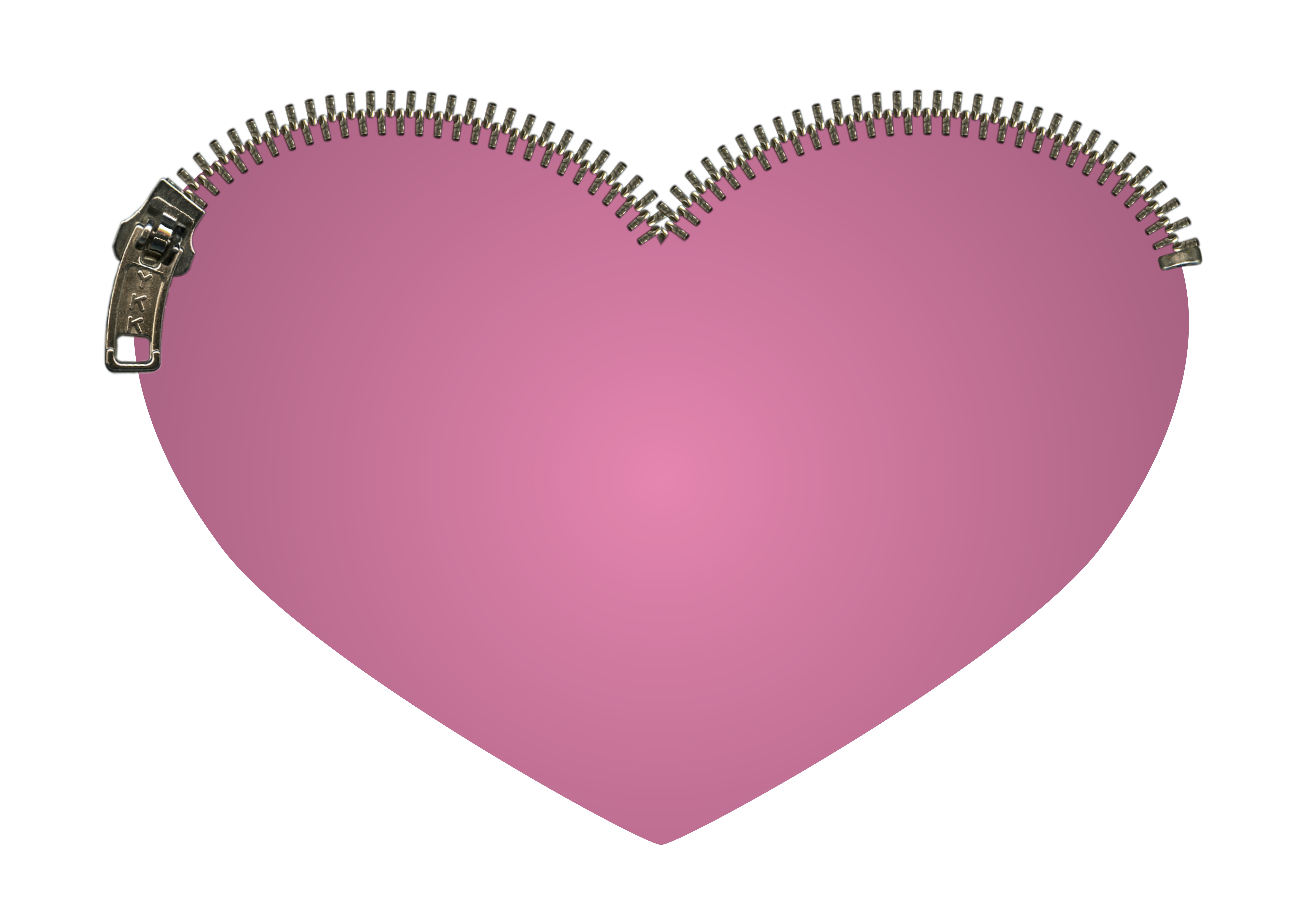 Heart zipper zip pink cerise love free image download