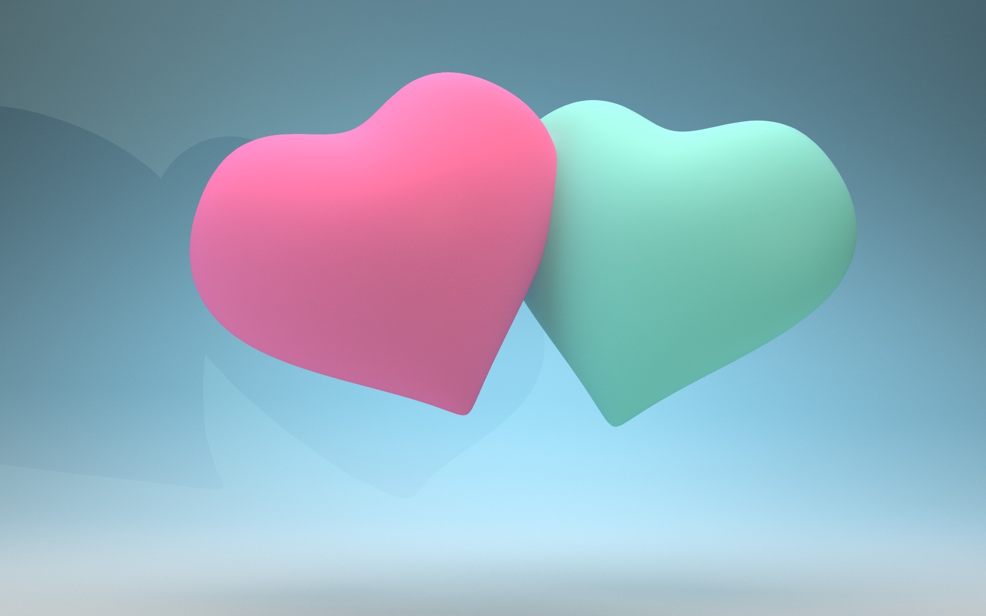 A pair of hearts free image download