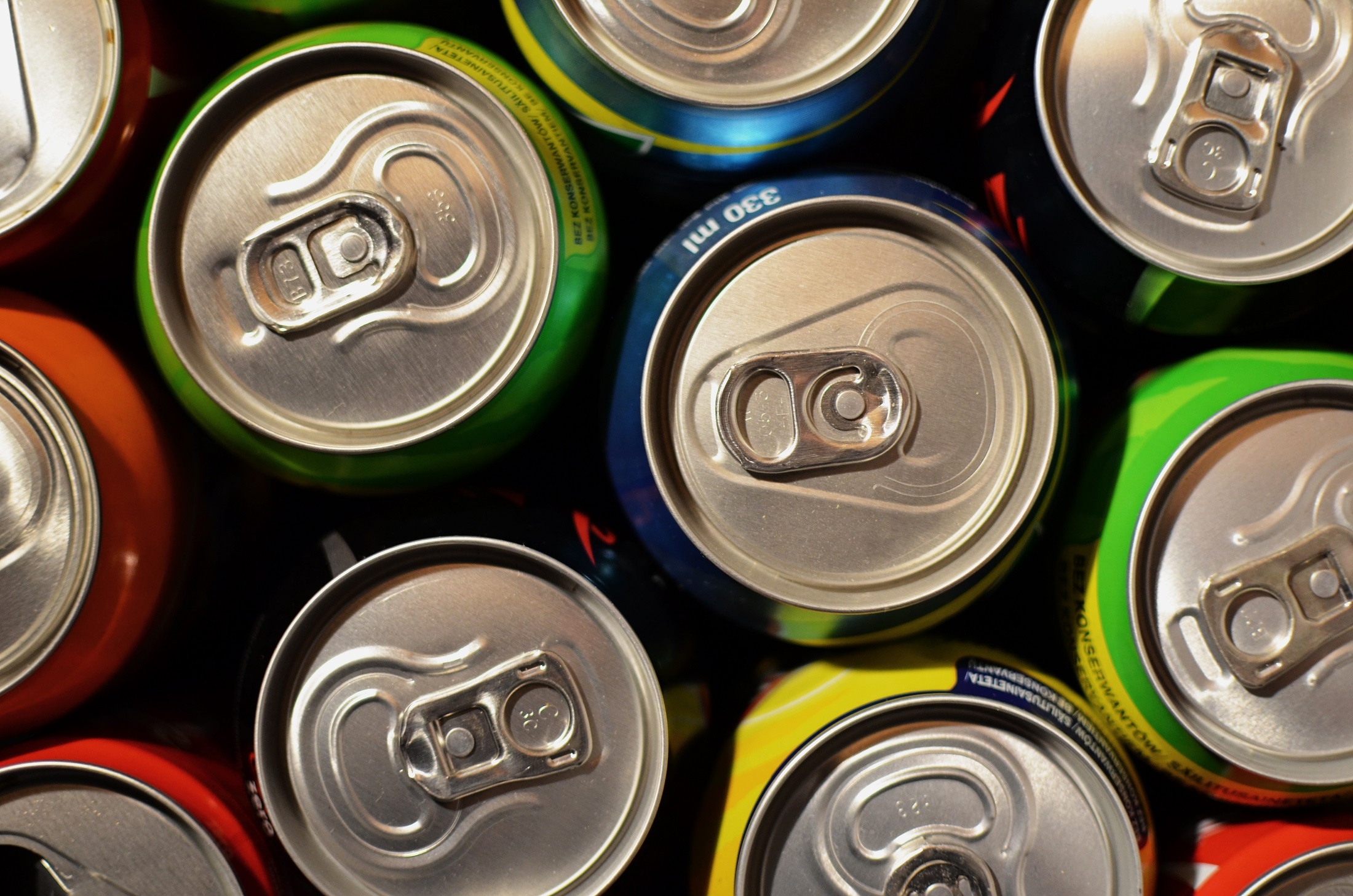 Beverage Cans Tops Aluminum free image download