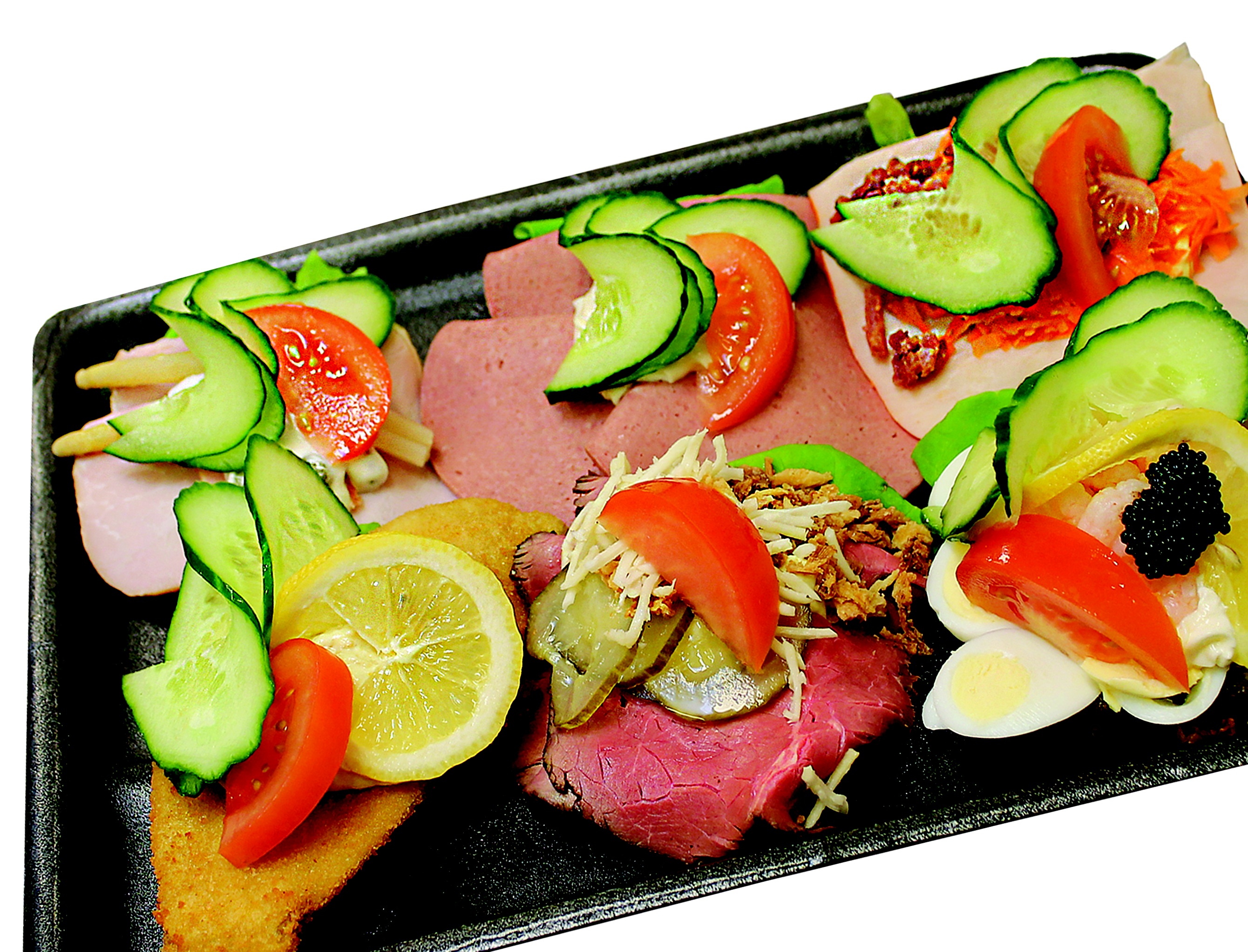 Open-Faced Sandwiches Cold Cuts food free image download