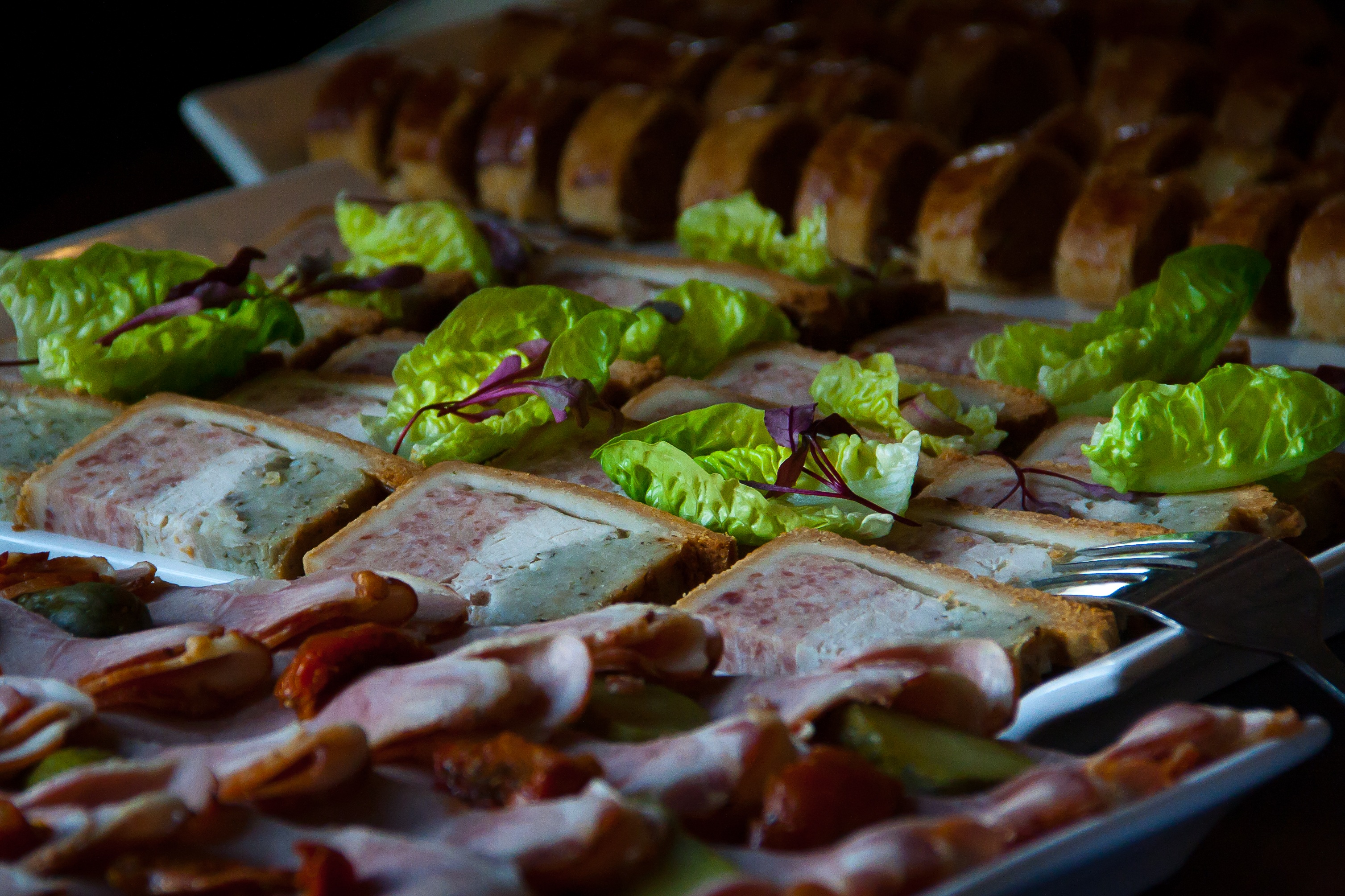 Meat snack on the table free image download